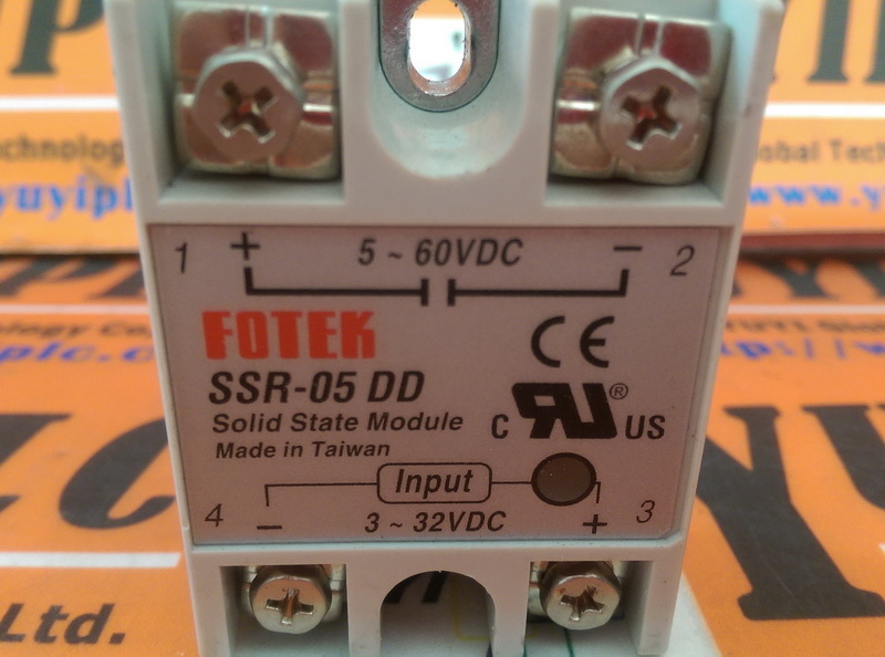 FOTEK SSR-05 DD Solid State Relay - PLC DCS SERVO Control MOTOR POWER SUPPLY IPC ROBOT